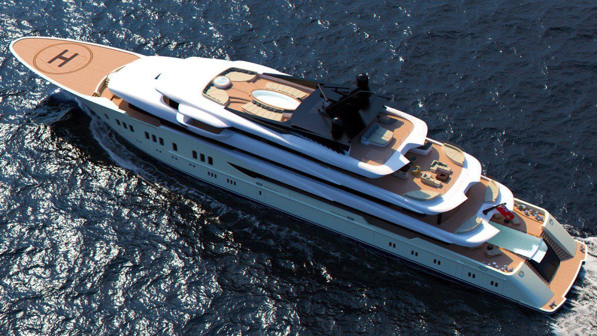 Ferrari Franchi Design Presents a Superyacht Concept Named Atlas