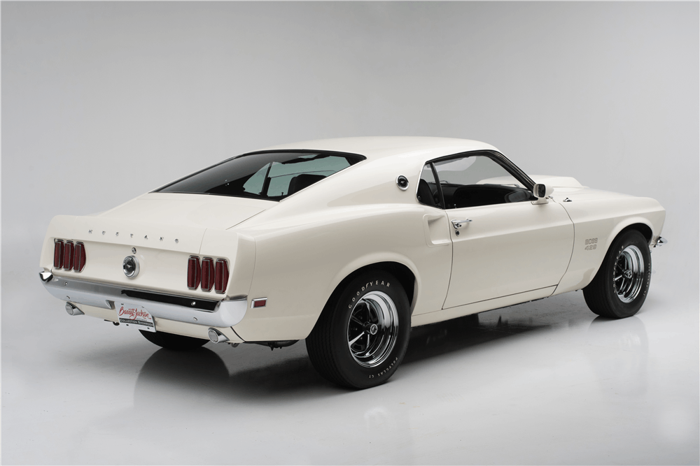 Wimbledon White 1969 Ford Mustang Boss 429 Going For Auction in Palm...