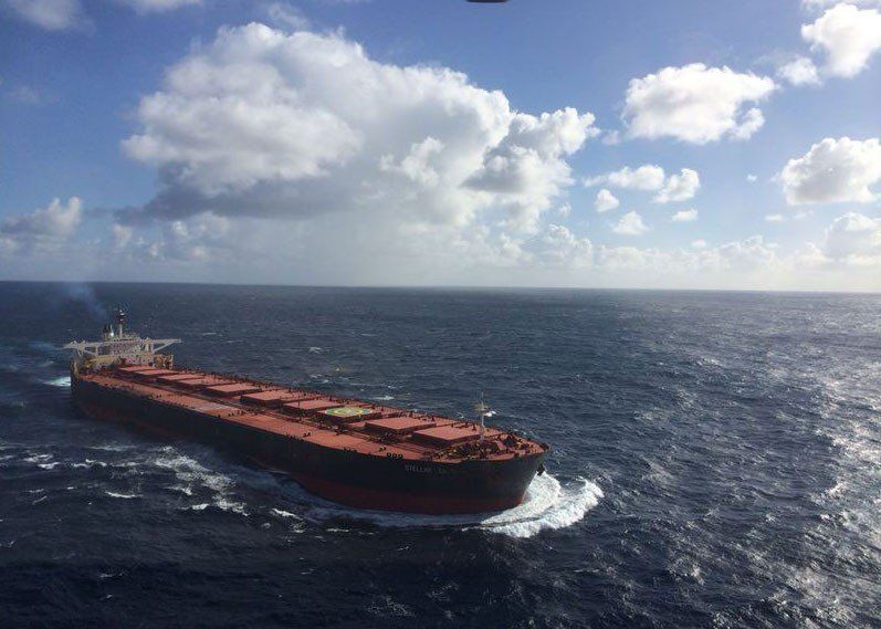 Large cargo ship Stellar Daisy lost in the Atlantic