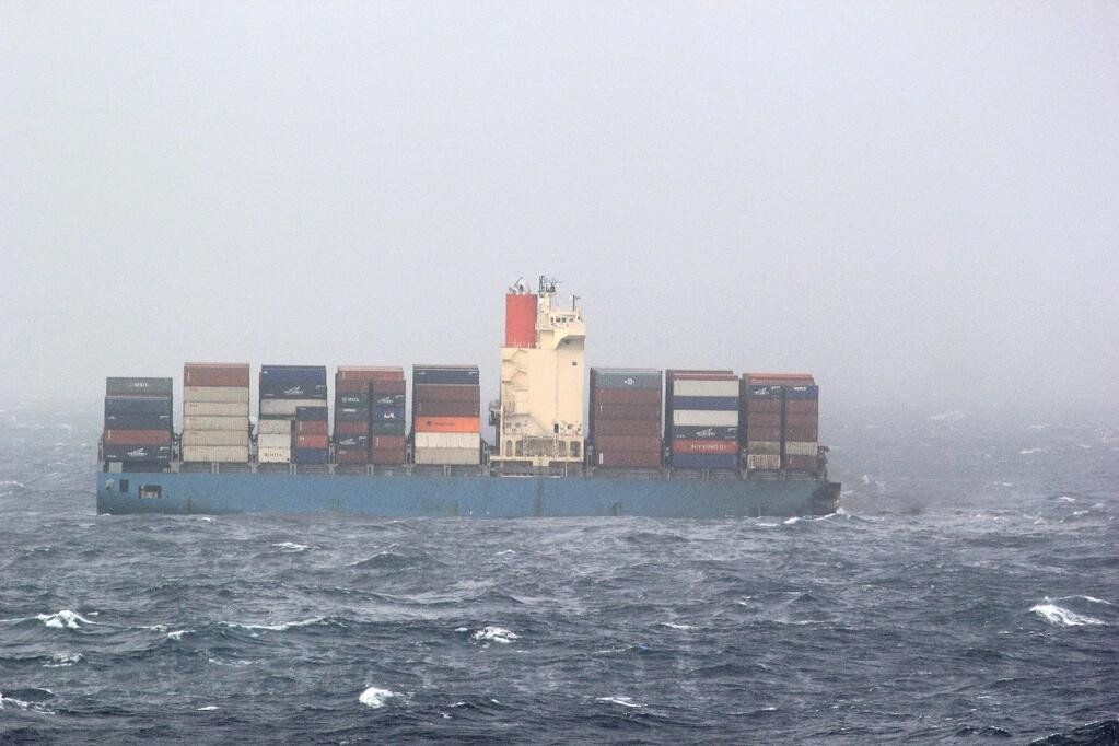 Disasters at sea involving container ships