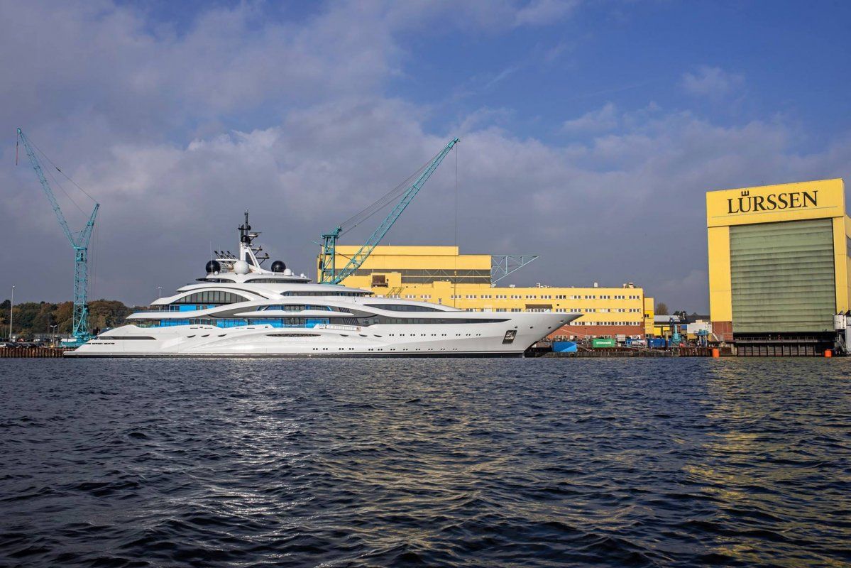 Superyacht Al Lusail delivered by Lurssen