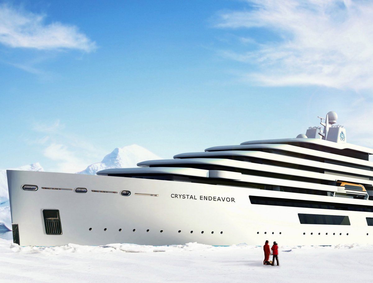 Crystal Endeavour is a Polar Class megayacht