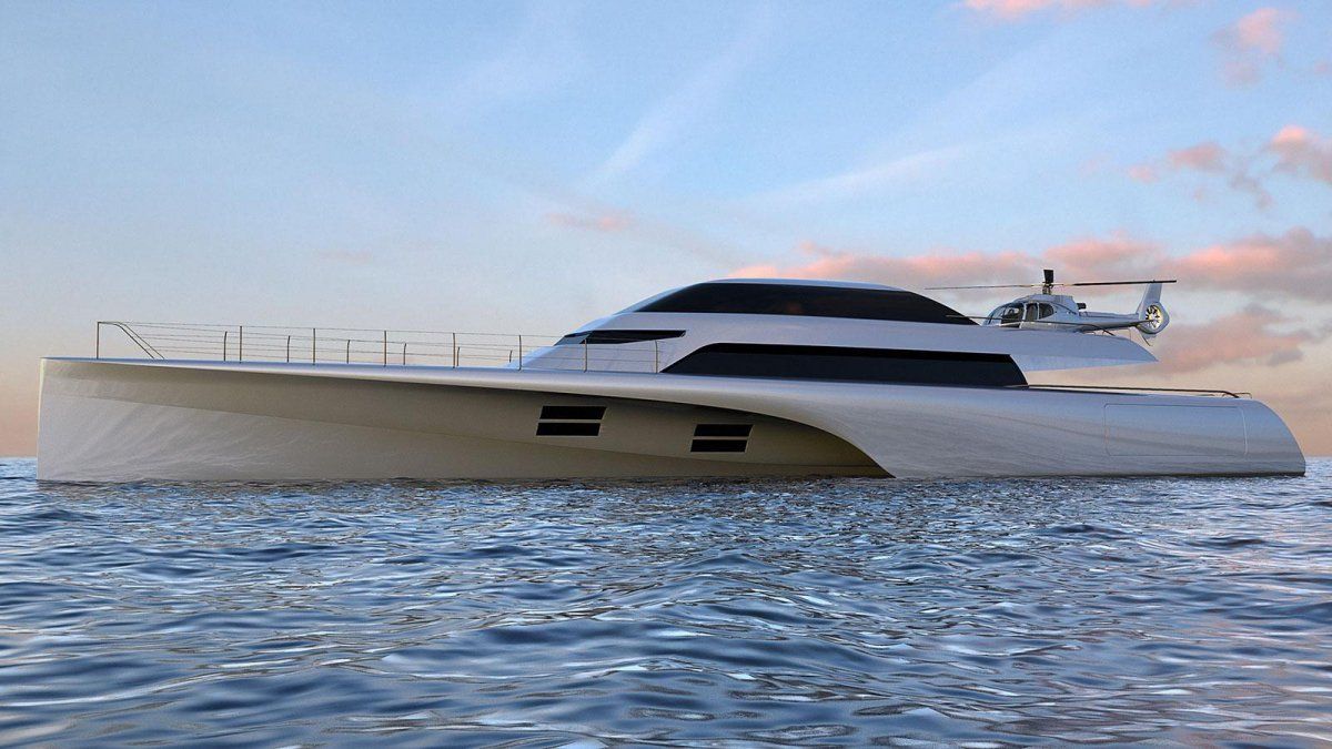 Design Unlimited presents the MC155 trimaran concept