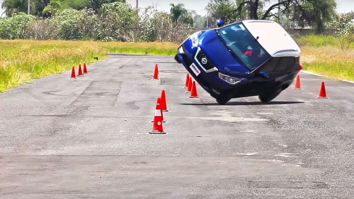 Nissan Kicks taking the moose test is another reminder of the crossov...