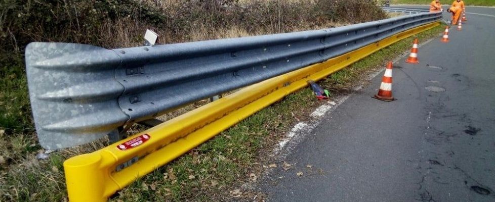 Motorcycle-friendly guard rails become reality in Italy